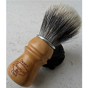 S.O.C. Cherry Wood Shave Brush - Badger shave brush by Semogue