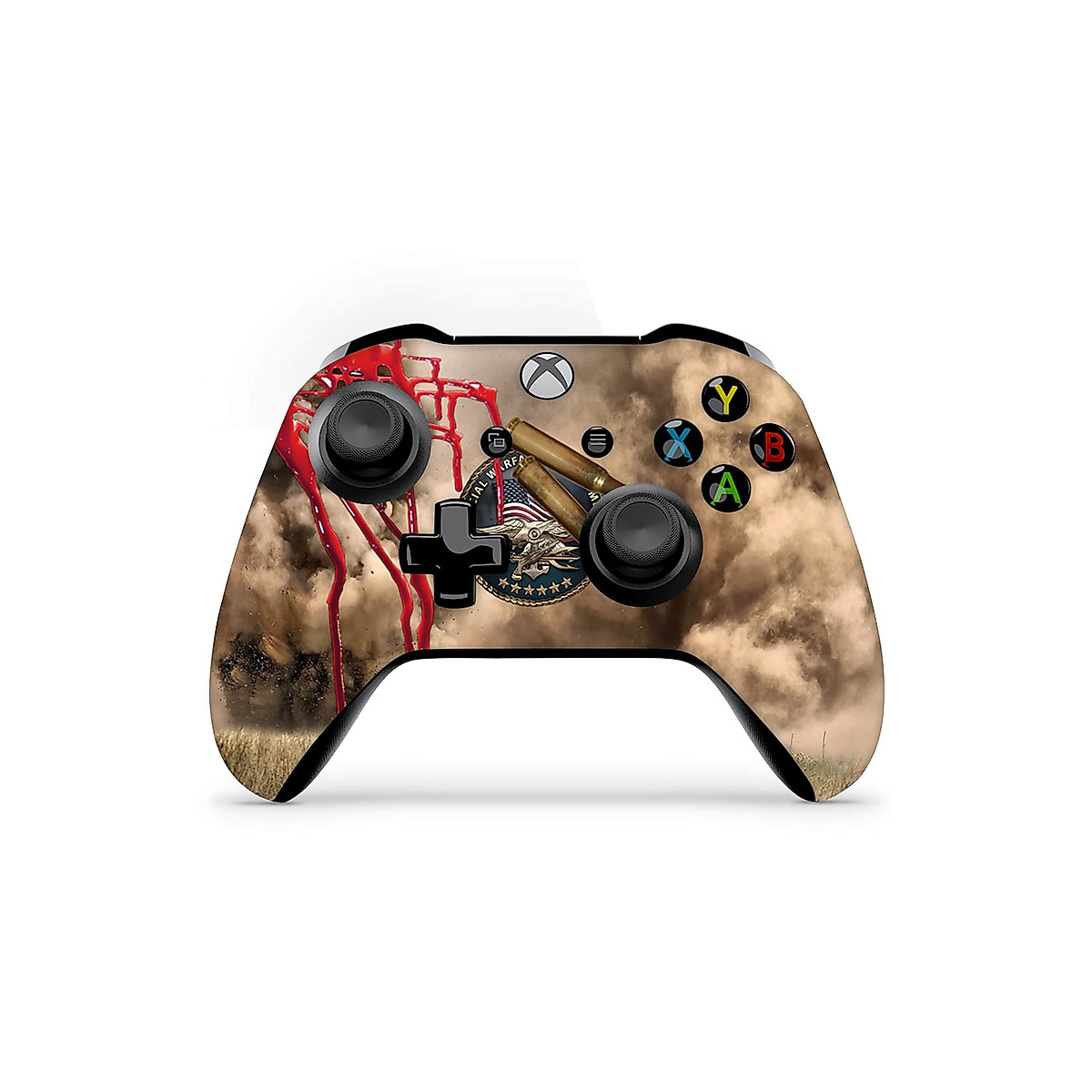 ZOOMHITSKINS Controller Skin Compatible with X1 S and X1 X, Vinyl Sticker Technology, Army Soldier Battle Field, Durable, 1 Skin, Made in The USA
