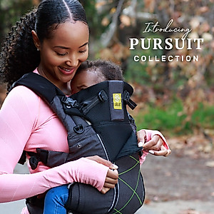 LÍLLÉbaby 6-in-1 Pursuit All Seasons Ergonomic 6-in-1 Baby Carrier Newborn to Toddler - with Lumbar Support - for Children 7-45 Pounds - 360 Degree Baby Wearing - Graphite