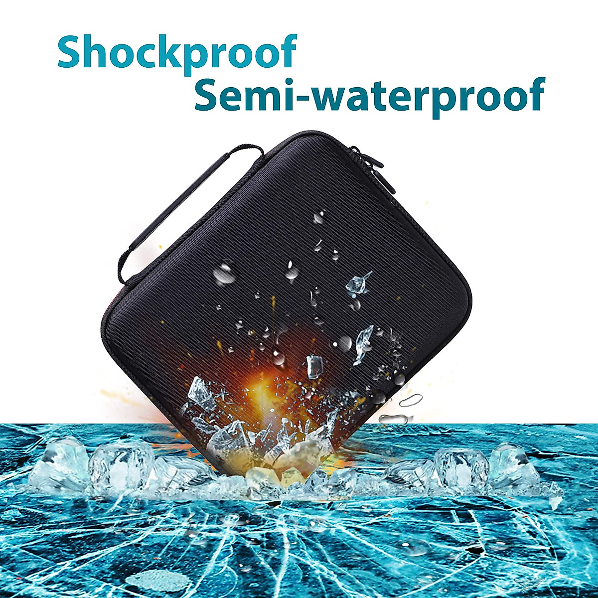 L LTGEM EVA Hard Case for BoSidin Painless Permanent Hair Removal Device - Travel Protective Carrying Storage Bag