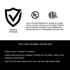 Adesso 4305-01 Trio Shelf Floor Lamp, 68 in, 3 x 40W Type A (Not Included), Black w/Antique Brass Accents, Floor Lamps