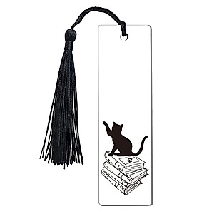 Paw Cat Footprints Cat Book Markers for Women Inspirational, Funny Bookmarks for Book Lover Cat Lover Friends Girl Sister Female Gifts