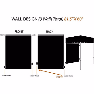 Impact Canopy 5' x 5' Pop-Up Portable Photo Booth Tent Studio with Roller Bag, Black