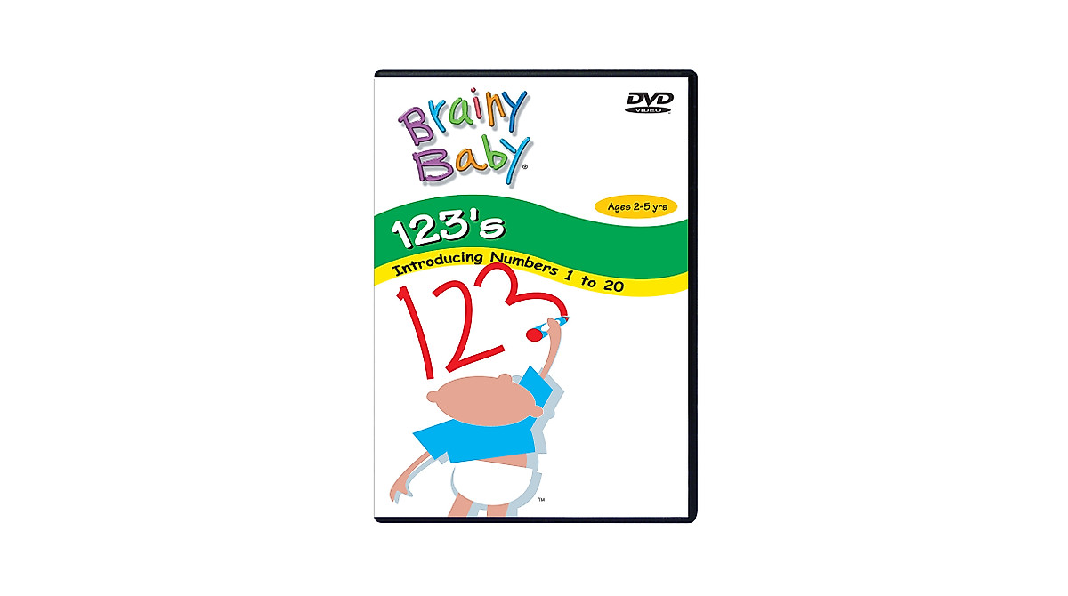 Brainy Baby 123s DVD - Learn Numbers 1 to 20 for Kids Aged 2-5