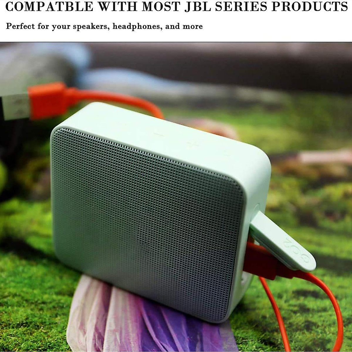 Aquelo USB Fast Power Charger Charging Cable Cord for JBL Wireless Bluetooth Speaker Earphone Headphone Headset Micro-USB, 3.3FT & Orange