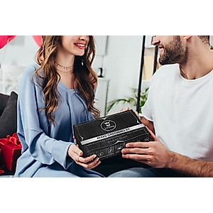 Striking Viking Beard Grooming Kit - Premium Beard Care Products for Men – Beard Shampoo, Beard Oil, Beard Balm Butter, Beard Brush, Wooden Comb, Mustache Scissors, & Toiletry Bag