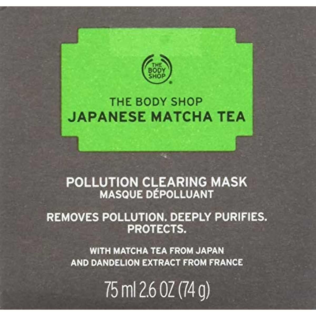 The Body Shop Japanese Matcha Tea Pollution Clearing Face Mask, 2.6 Fl Oz (Vegan)