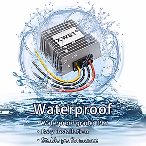 XWST DC DC Converter Reducer 30-90v 24v 48v 60v 72v to 24v DC Converter Step Down Buck 15A 360W dc Voltage Regulator for Golf Cart Car Device