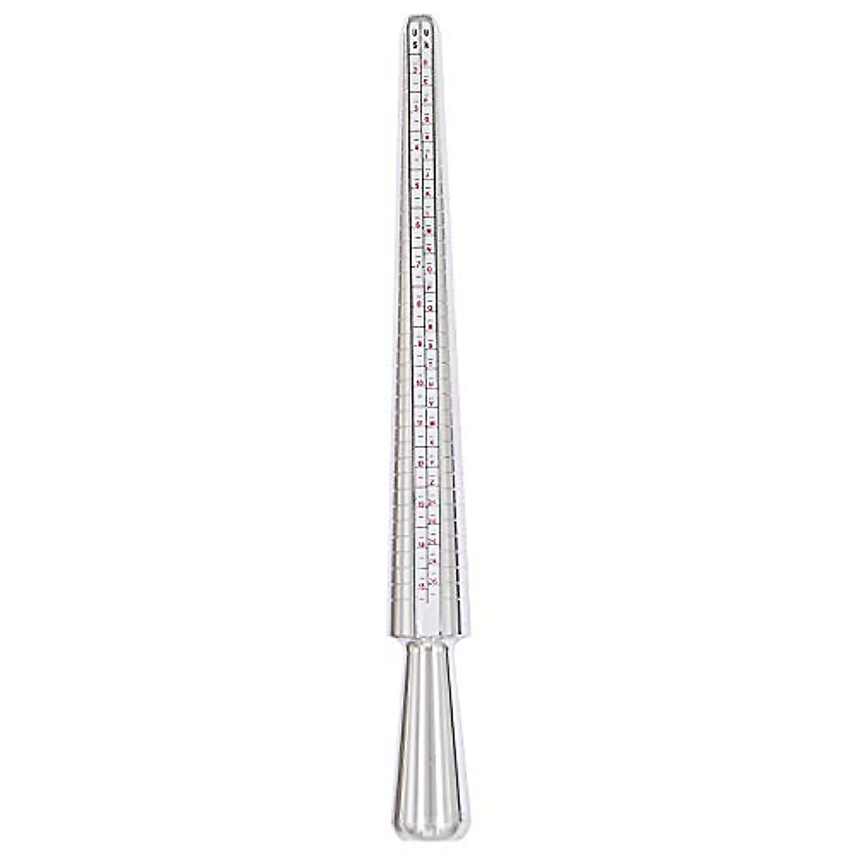 HEYMOUS Ring Sizer Mandrel Measuring Tool Steel Ring Sizing Gauge Sizers Set Rubber Jeweler's Mallet Hammer Metal Finger Size Stick Wire Wrap Rings Tools Jewelry Making Kit