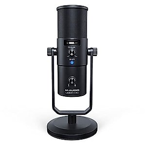 M-Audio Uber Mic | Professional USB Microphone With Switchable Polar Patterns and Integrated Headphone Output