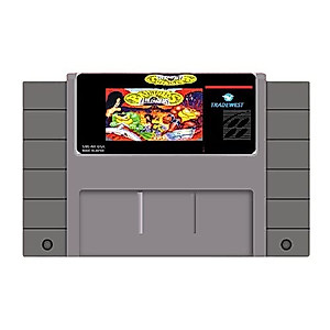 Retro Game Battletoads In Battlemaniacs 16 Bit Big Gray Game Card For USA NTSC Game Player (Gray)