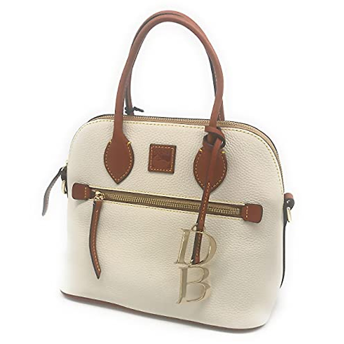 Pebble Grain Domed Satchel