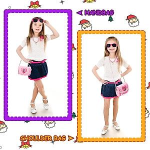 Meland Toys for Girls - Toddler Girls Gift Idea for Birthday Christmas, Pretend Makeup Kit for Girls with My First Purse Toy, Makeup for Kids Age 3-6 Year Old for Pretend Play