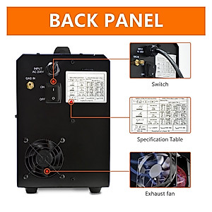 RADNA Portable Home Beginner Lightweight Welder Semi-Automatic Welding Machine MIG-250 3 in 1Tig Mig Mini Welding Inverter Machine Welder (Color : MIG250wire tig Torch)