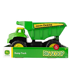 John Deere 15" Big Scoop Dump Truck Toy, Ages 3 and Up, Green