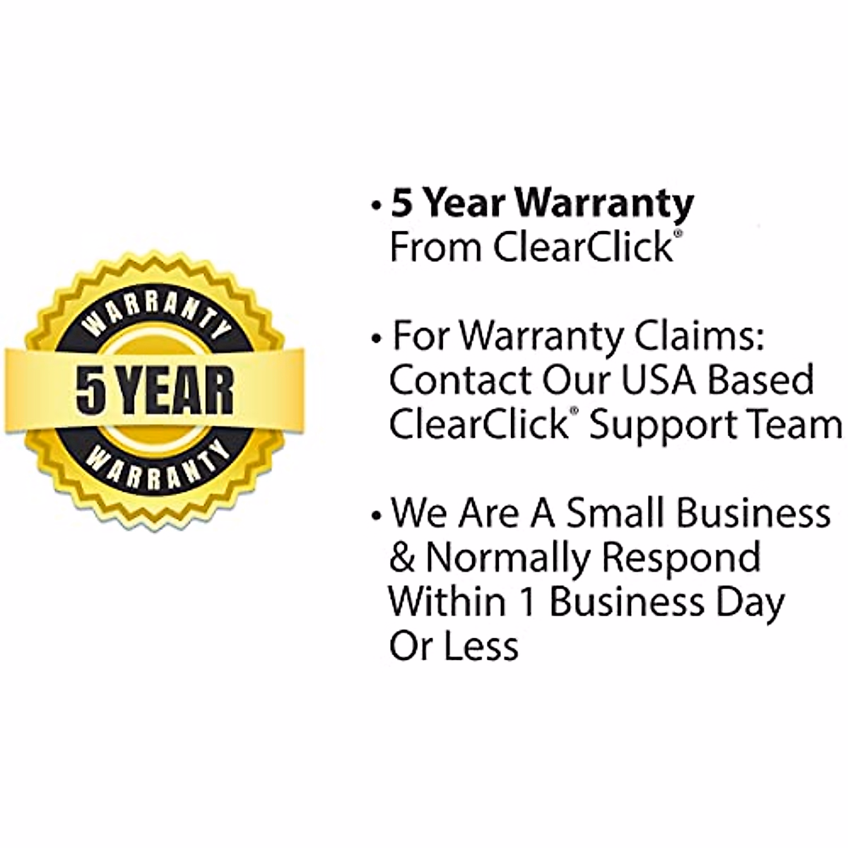 ClearClick Classic Vintage Retro Style AM/FM Radio with Bluetooth - Handmade Wooden Exterior