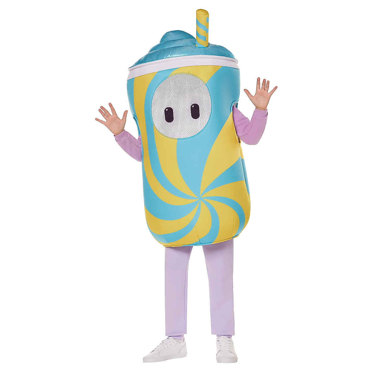 Spirit Halloween Fall Guys Kids Blue Freeze Costume | Officially Licensed | One Size Fits Most | Gaming Costumes for Children