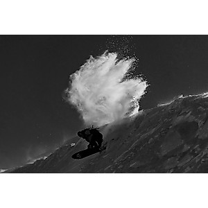 JONES Snowboards Storm Wolf Snowboard, Surf Series, Directional Freeride, 162cm, Big Horn Series