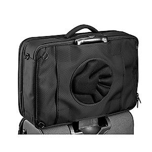 SLAPPA Pivot Expandable 18.4" Laptop Backpack + Shoulder bag - Checkpoint Friendly - Fits 17", 18" and 18.4" Laptops