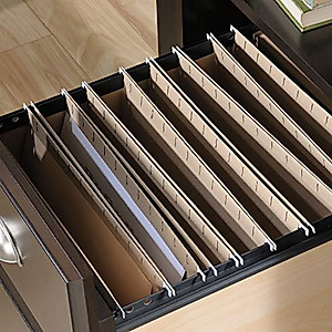 Sauder Shoal Creek L-Desk, Jamocha Wood finish