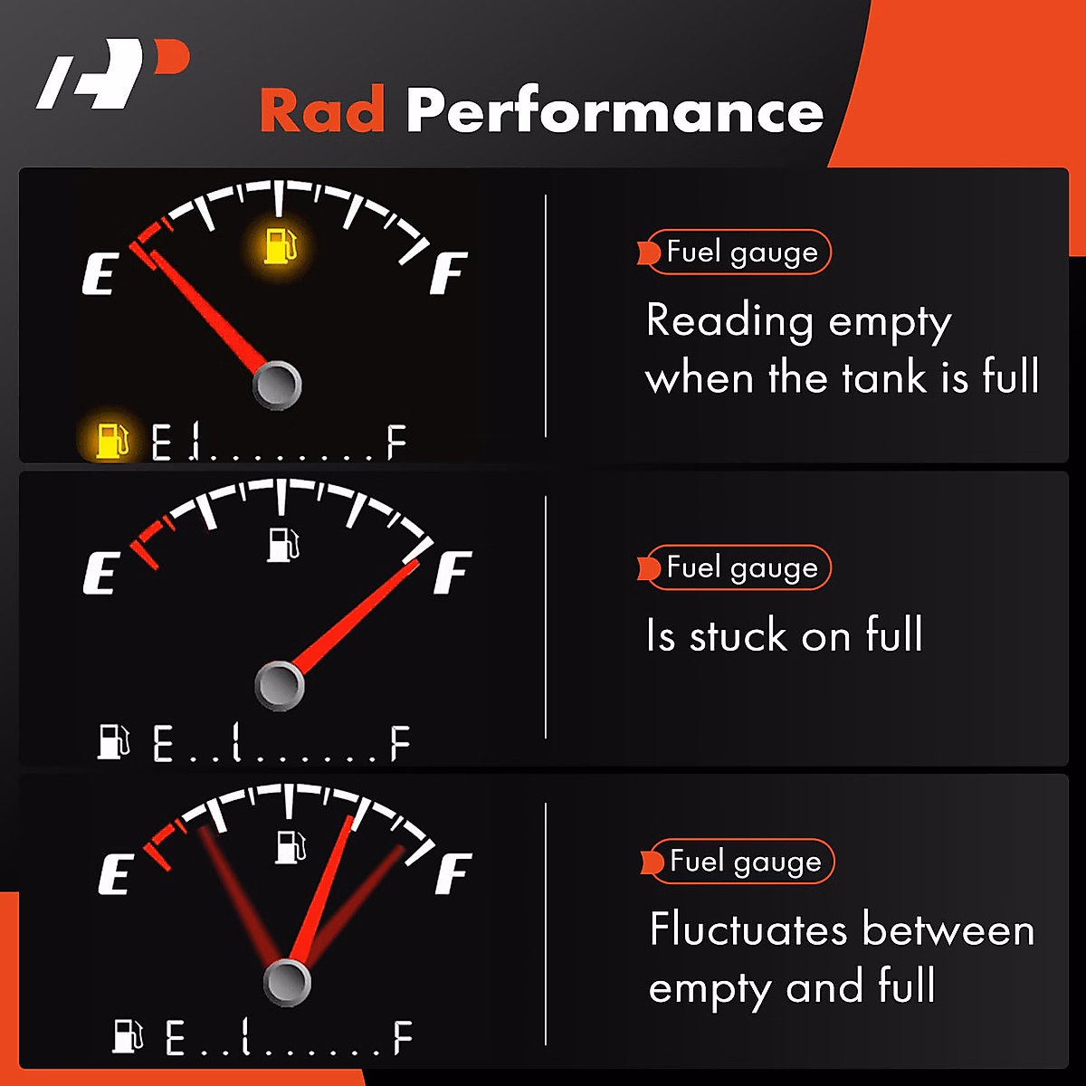 A-Premium Fuel Gas Tank Sending Unit Compatible with Chevrolet Blazer 1987-1991, R10/R20/R1500/R2500/V10/V20 Suburban & GMC Jimmy, R1500/V1500 Suburban, 31 Gallon Tank, with 4 Outlets