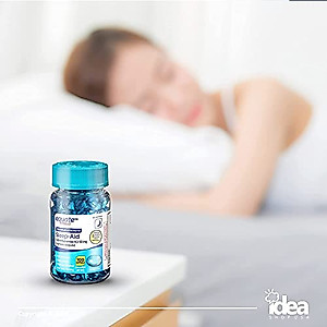 Equate Maximum Strength Sleep-Aid Softgels 50mg, 100 Ct (2 Pack) Bundle with Exclusive "Have a Great Sleep" - Better Idea Guide (3 Items)