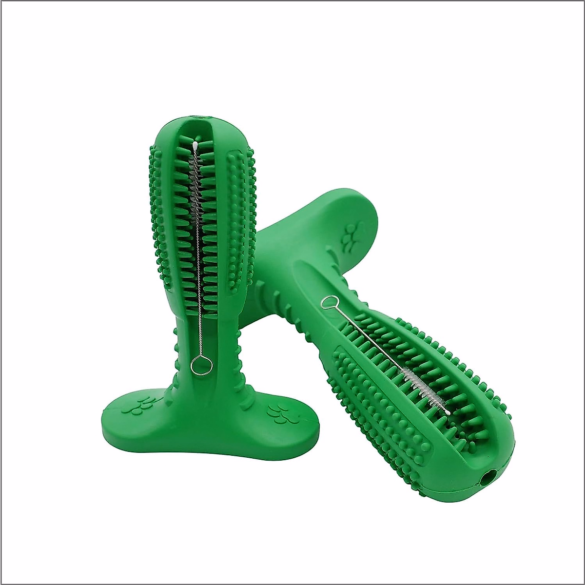 Hygiene Dog Teeth Cleaning Toy, Promote Dental Health, Durable Natural Rubber Chew Toy for Teeth Cleaning, Dog Toys for Chewers (Large)