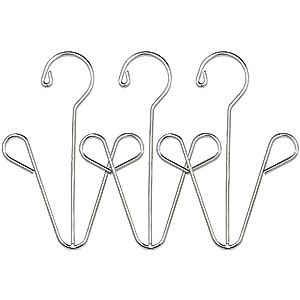 【3-Pack】 Waikas Space Saving Hangers for Shoes, 23cm, 304 Stainless Steel
