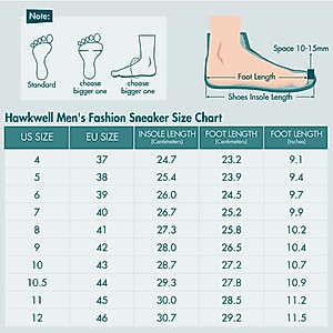 Hawkwell Men's Fashion Sneakers Casual Walking Shoes Uniform Nurse Shoe Work Shoes,White PU,7 M US