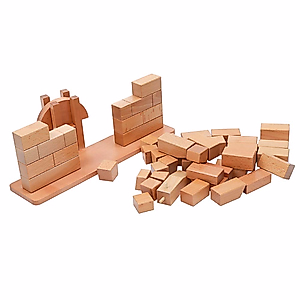 Kghios Montessori Toys Materials for Toddlers Roman Arch Bridge Science and Culture Teaching Materials Early Education Teaching Aids Children's Sense and Wisdom Building Blocks Toys 3 Years Old +