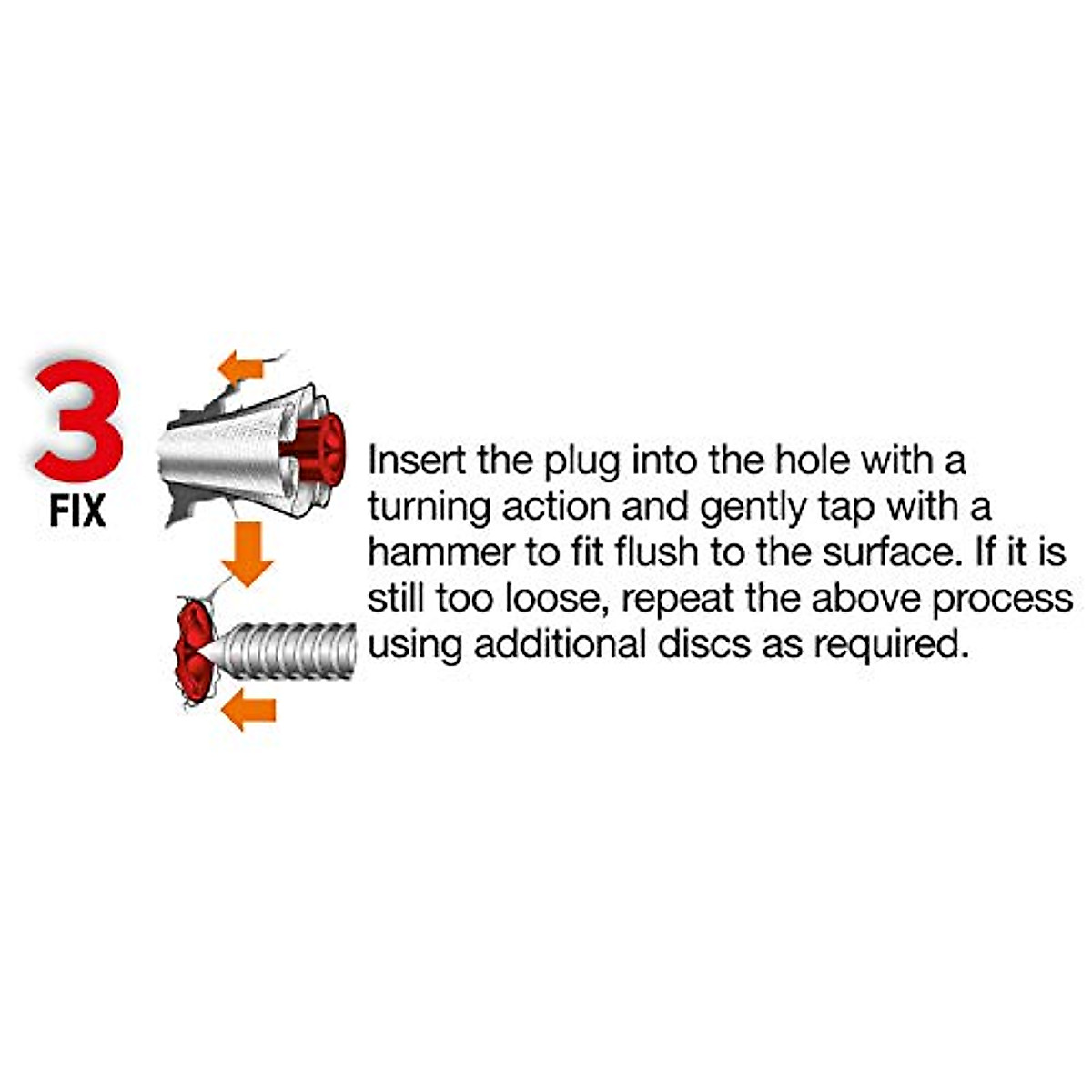 WETNFIX (20 Discs) - Fixing Wall Anchors Fast! Ideal for Loose Wall fixtures Such as Curtain Rails, Toilet roll Holders. Ideal for Drywall and Masonry.