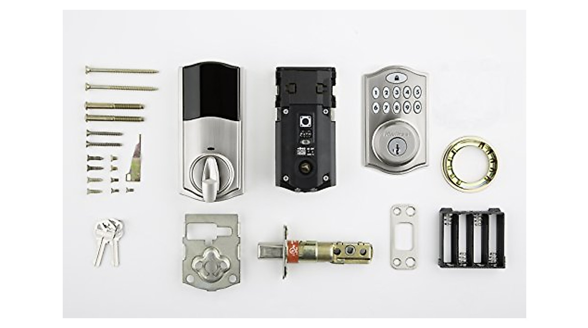 Kwikset 914 SmartCode Deadbolt with Z-Wave - Keyless Entry & Alexa
