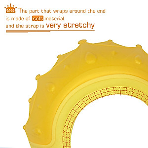 Baby Shower Cap Waterproof Shampoo hat for Children Toddler Girls Boys Protect ears eyes.Adjustable Silicone Bathing Crown.