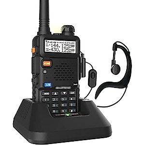 Baofeng UV-5R Ham Two Way Radio Upgrade Version (144-148/420-450Mhz), Dual Band Walkie Talkie