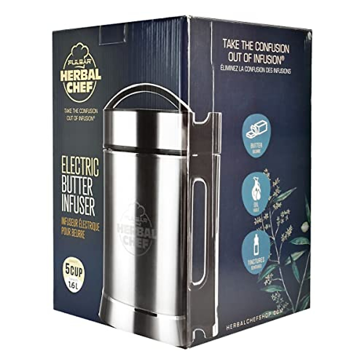 Pulsar Herbal Chef Electric Butter Infuser | Infuse Oils and Butters with the Press of a Button
