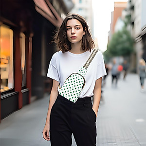 Augenstern Women Crossbody Sling Backpack St-patrick-day-green-grass Girl Chest Bag Daypack for Hiking Traveling