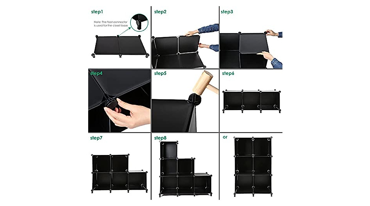 TomCare 6-Cube Storage Organizer - Multifunctional & Easy Setup