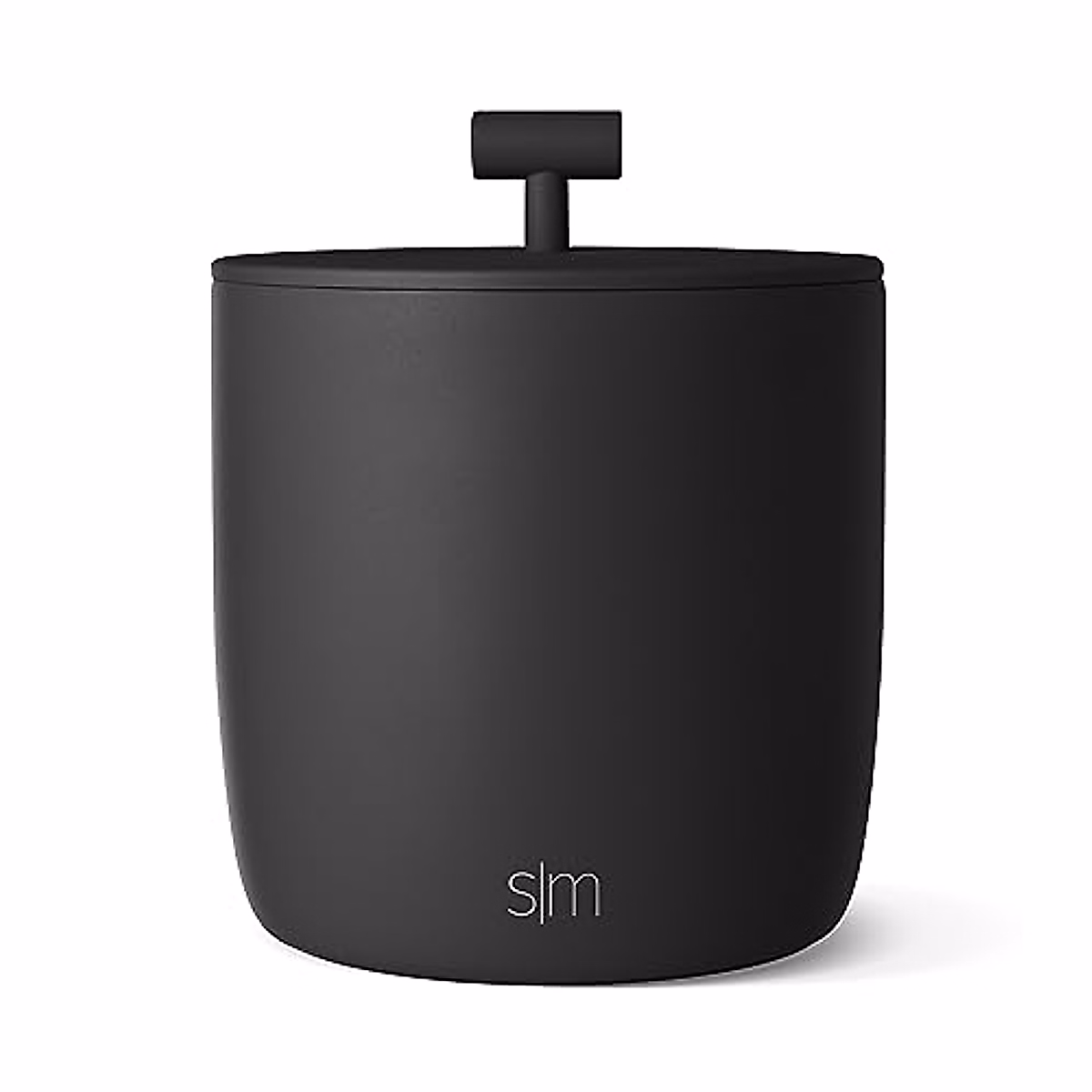 Simple Modern Vacuum Insulated Ice Bucket with Lid and Scoop | For Cocktail, Champagne, Wine, Beer, & Hosting | Stainless Steel 100oz Capacity for Large Parties | Rocks Collection | Midnight Black
