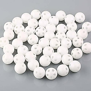 Toddmomy 50Pcs Rattle Balls Inserts Rattle Box Repair Doll Noise Maker Noise Maker Insert Rattle Toy for Baby Pet Toy Animal Puppet Doll 24mm