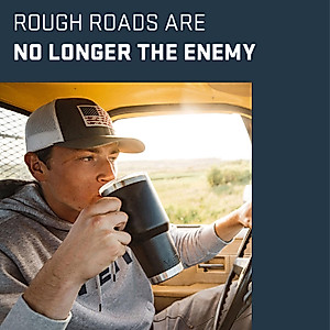 YETI Rambler 30 oz Travel Mug, Stainless Steel, Vacuum Insulated with Stronghold Lid, Big Sky Blue