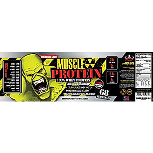 Colossal Labs 100% Whey Protein Powder Isolate/Blend | Fast-Absorbing Workout Supplements for Men and Women | 25g of Pure Protein and 5.5g of BCAAs in Each Serv | Vanilla, 5 Pound (Pack of 1), 68 Servings