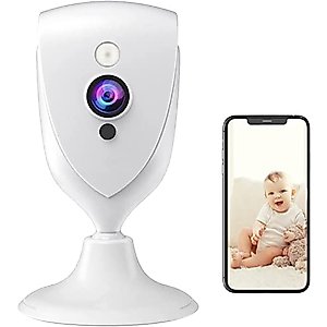 Ebitcam Pet Camera,1080P Mini Baby Monitor with Camera and Audio,Night Vision, 2-Way Audio,Motion Alarm for Home Security Camera,Watch Live Streaming Video Anywhere,Cloud Storage,Work with 2.4G WiFi
