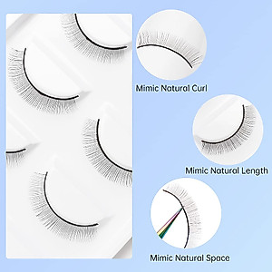 25 Pairs Practice Eyelashes Training Lashes Self-adhesive Practice Lashes With 70 pairs Under Eye Positioning Sticker Pads for Training Eyelash Extension Makeup Beginners (Practice lashes A)