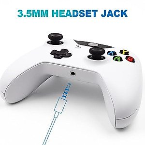 Xbox Controller with 1400mAh Lithium Battery, Xbox One Controller with 2.4GHz Wireless Adapter, Wireless Xbox Controller Compatible with Xbox One, Xbox Series X/S, Xbox One X/S Consoles and PC