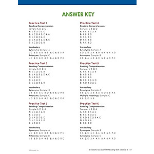 Scholastic Success with Reading Tests Grade 4 Workbook