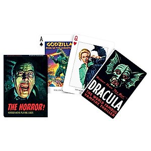 Gibsons Piatnik The Horror! Single Deck Playing Cards from Card Game | Pack of Cards