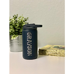 Personalized 12oz Kids Insulated Steel Tumbler - 41 Fonts