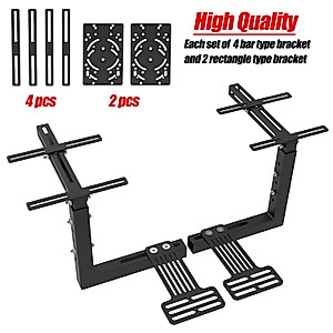 EG STARTS Games Joystick/Hotas Chair Mount Compatible for Thrustmaster A10C Hotas Warthog T.16000M FCS & TCA Officer Pack Airbus & VKB Gunfighter MK & Logitech X56 X52 Flight Simulation Controller