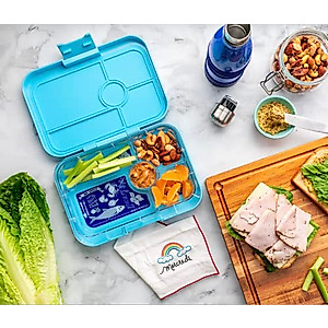Yumbox TAPAS Larger Size Leakproof Bento Lunch Box (Antibes Blue)
