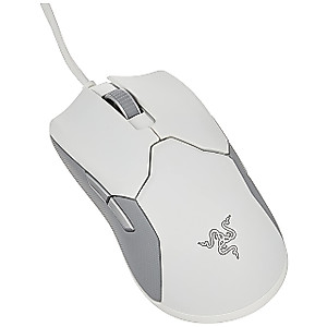 Razer Viper Ultralight Ambidextrous Wired Gaming Mouse: 2nd Generation Razer Optical Mouse Switches - Razer 5G Optical Sensor - 71g Lightweight Design - Speedflex Cable - Mercury White